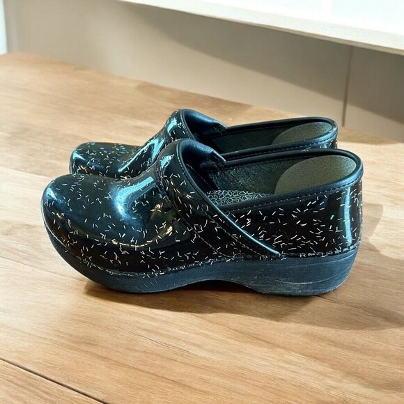 Dansko | Shoes | Dansko Xp Black Comfort Slip On Eu37 Us 657 Silver ...